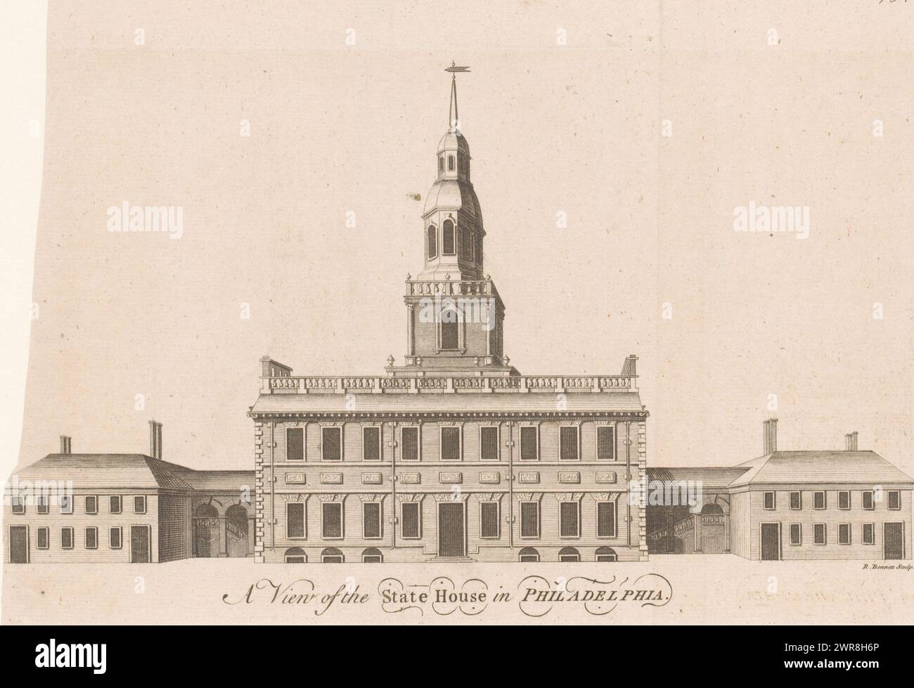 State Building in Philadelphia, A view of the State-House in ...