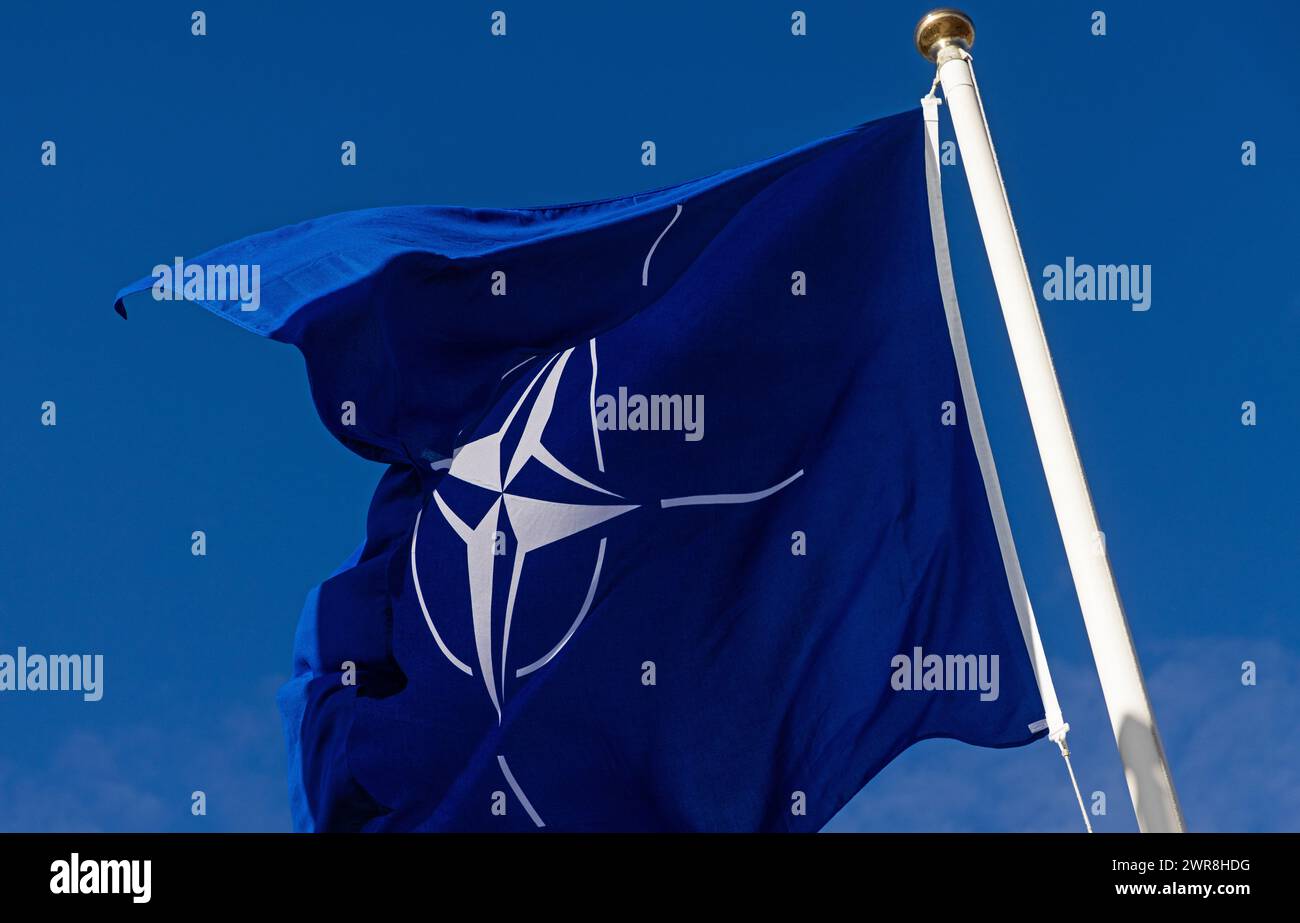 Nato member countries flags hi-res stock photography and images - Alamy