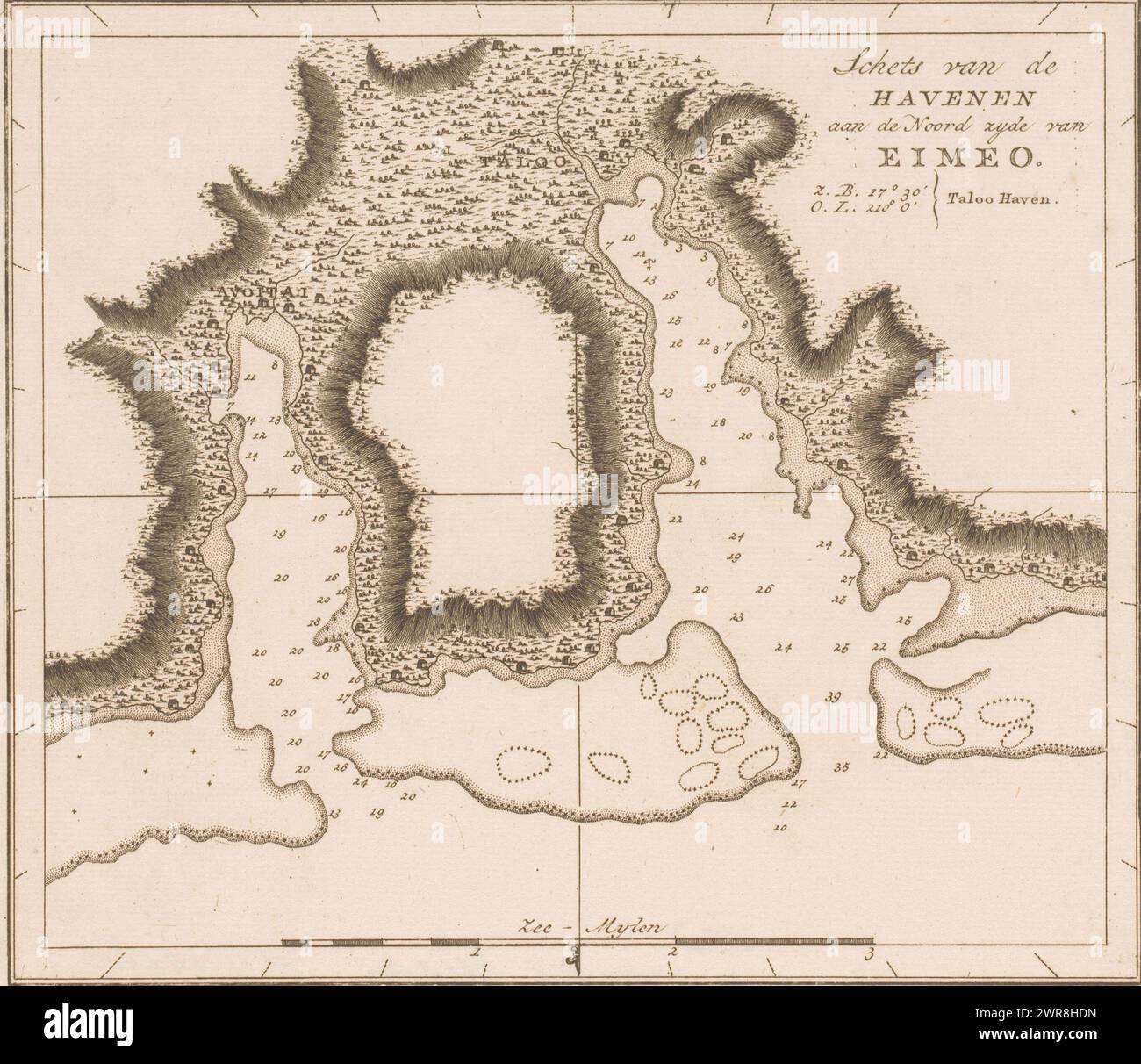 Moorea Island Map Maps Of (A) French Polynesia And (B) Moorea Island