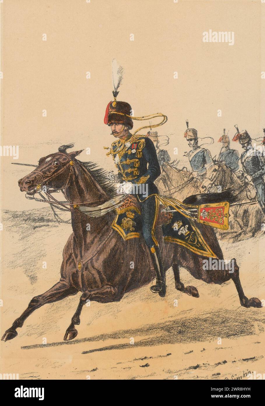 British soldier, Nine representations of British military uniforms ...