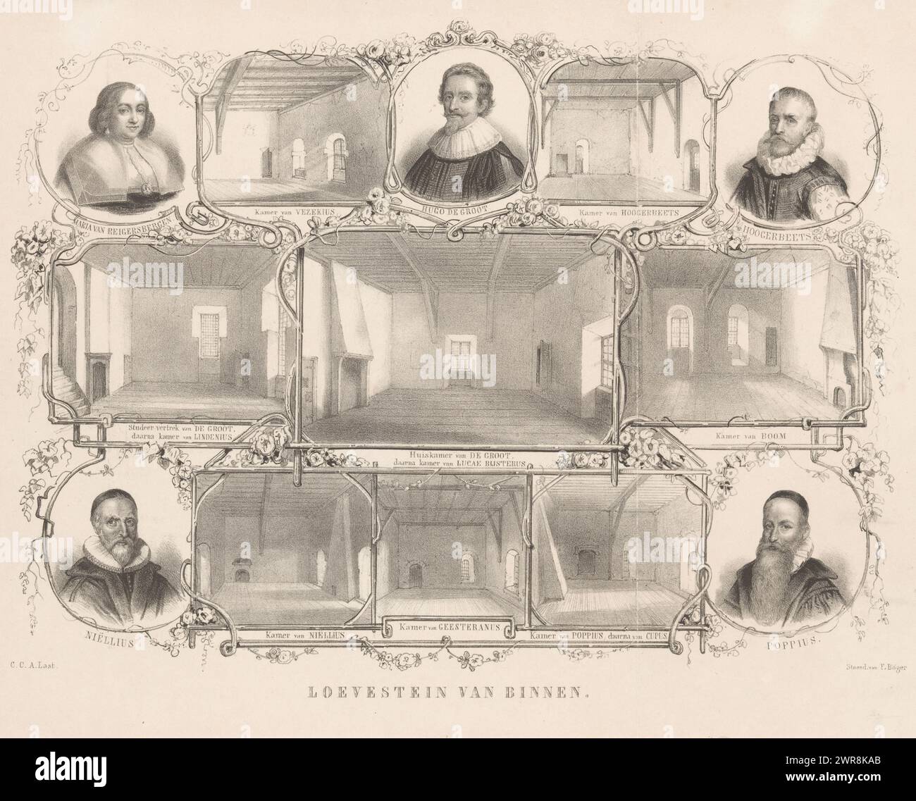 Loevestein castle five portraits hi-res stock photography and images ...