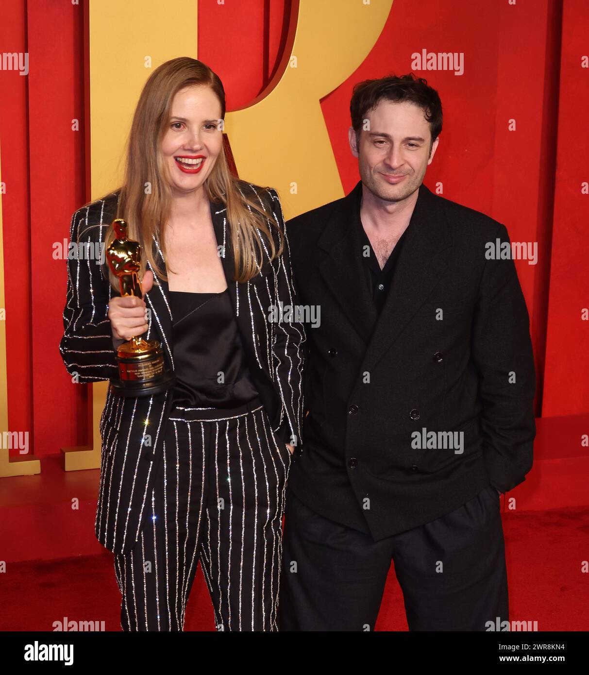 Beverly Hills, USA. 11th Mar, 2024. Arthur Harari and Justine Triet ...