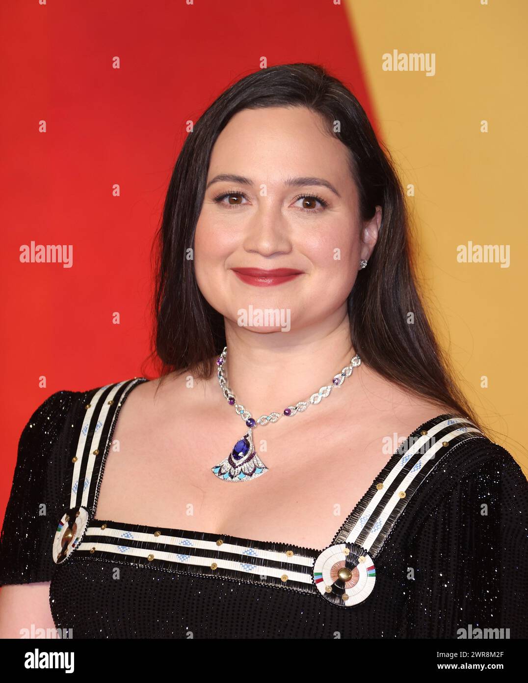 Lily Gladstone attends the 2024 Vanity Fair Oscar Party Hosted By ...