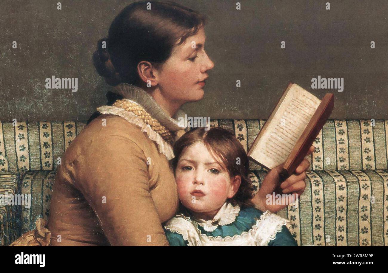 ALICE IN WONDERLAND Detail of 1879 painting by English artist George ...