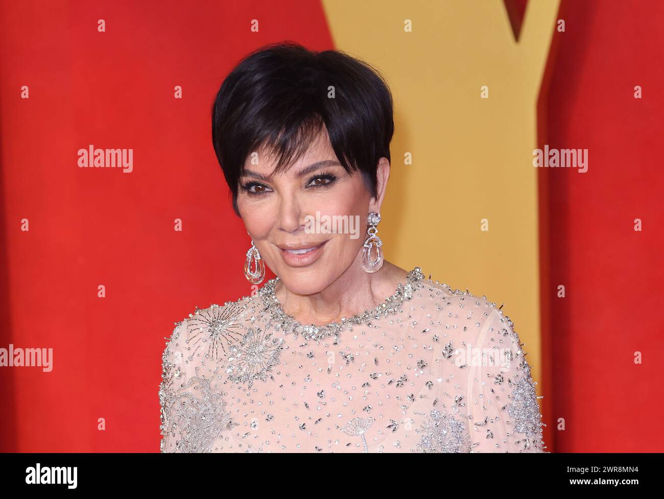 Kris Jenner attends the 2024 Vanity Fair Oscar Party Hosted By Radhika ...