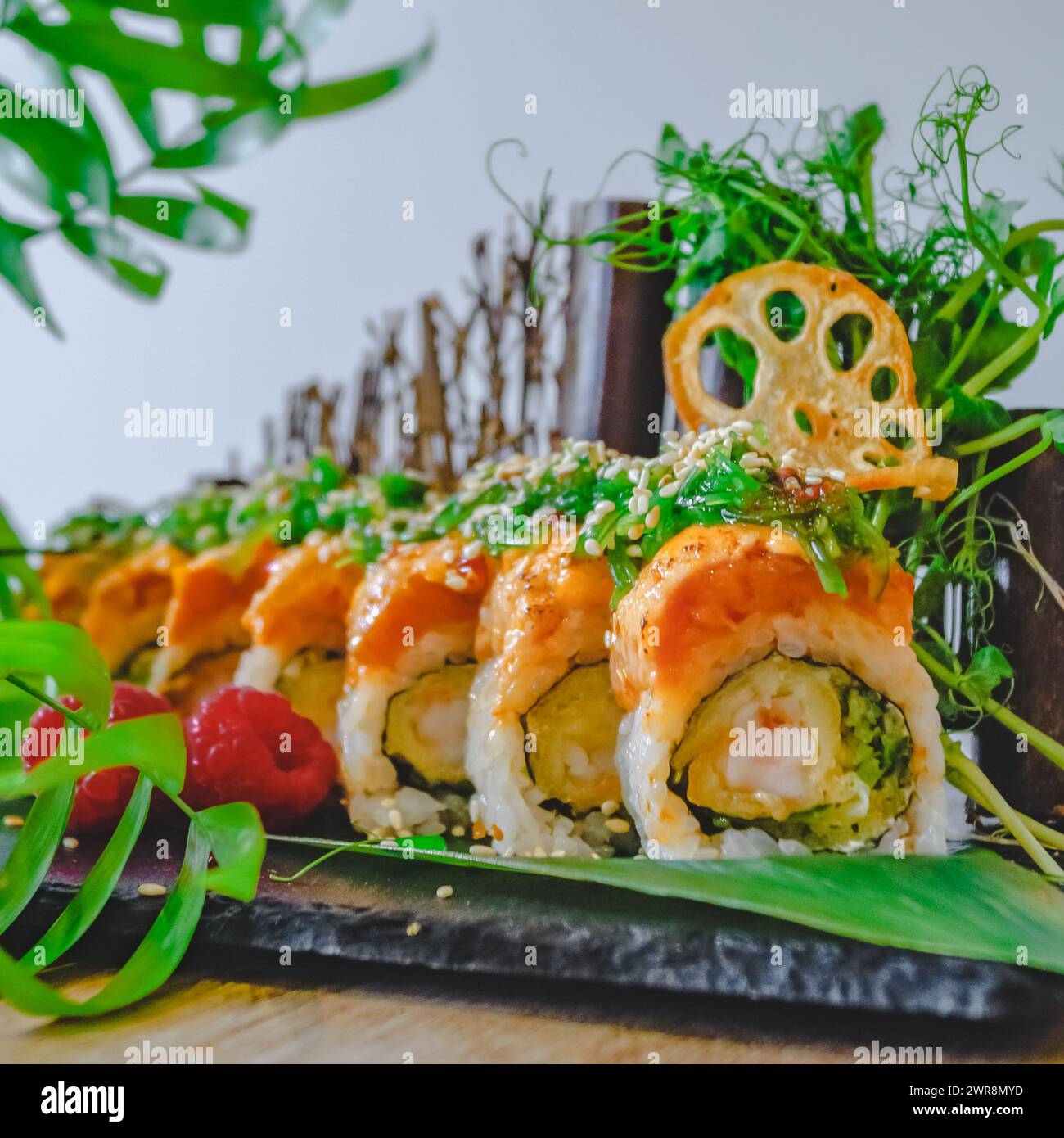 Sushi futomaki hi-res stock photography and images - Alamy