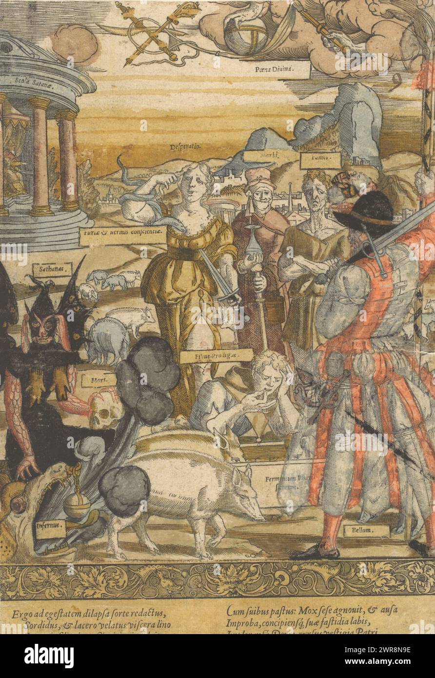 The Prodigal Son Eating from the Pig's Trough, The History of the ...