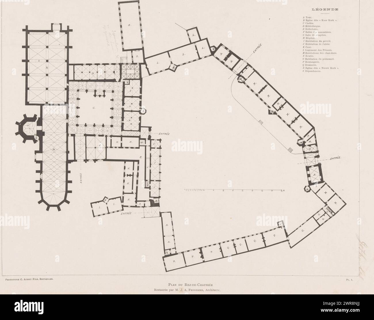 Middelburg floor plan hi-res stock photography and images - Alamy