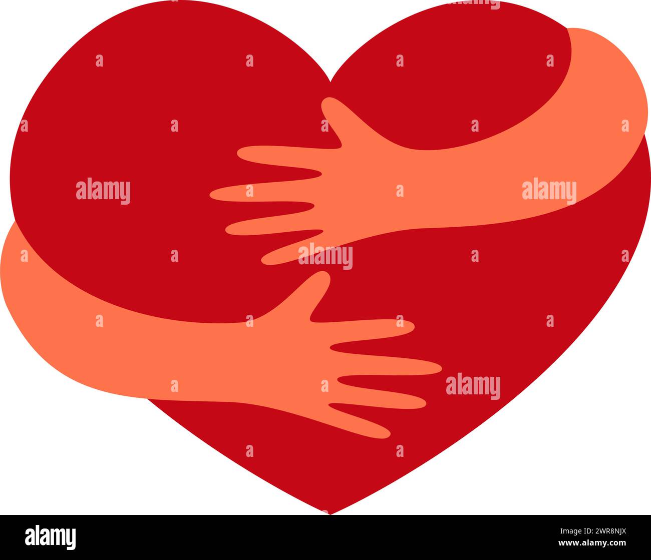 vector illustration of arms hugging heart. hugging heart love symbol ... vector illustration of arms hugging heart. hugging heart love symbol ...