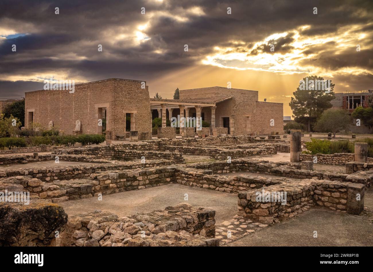 Roman villa reconstruction hi-res stock photography and images - Alamy