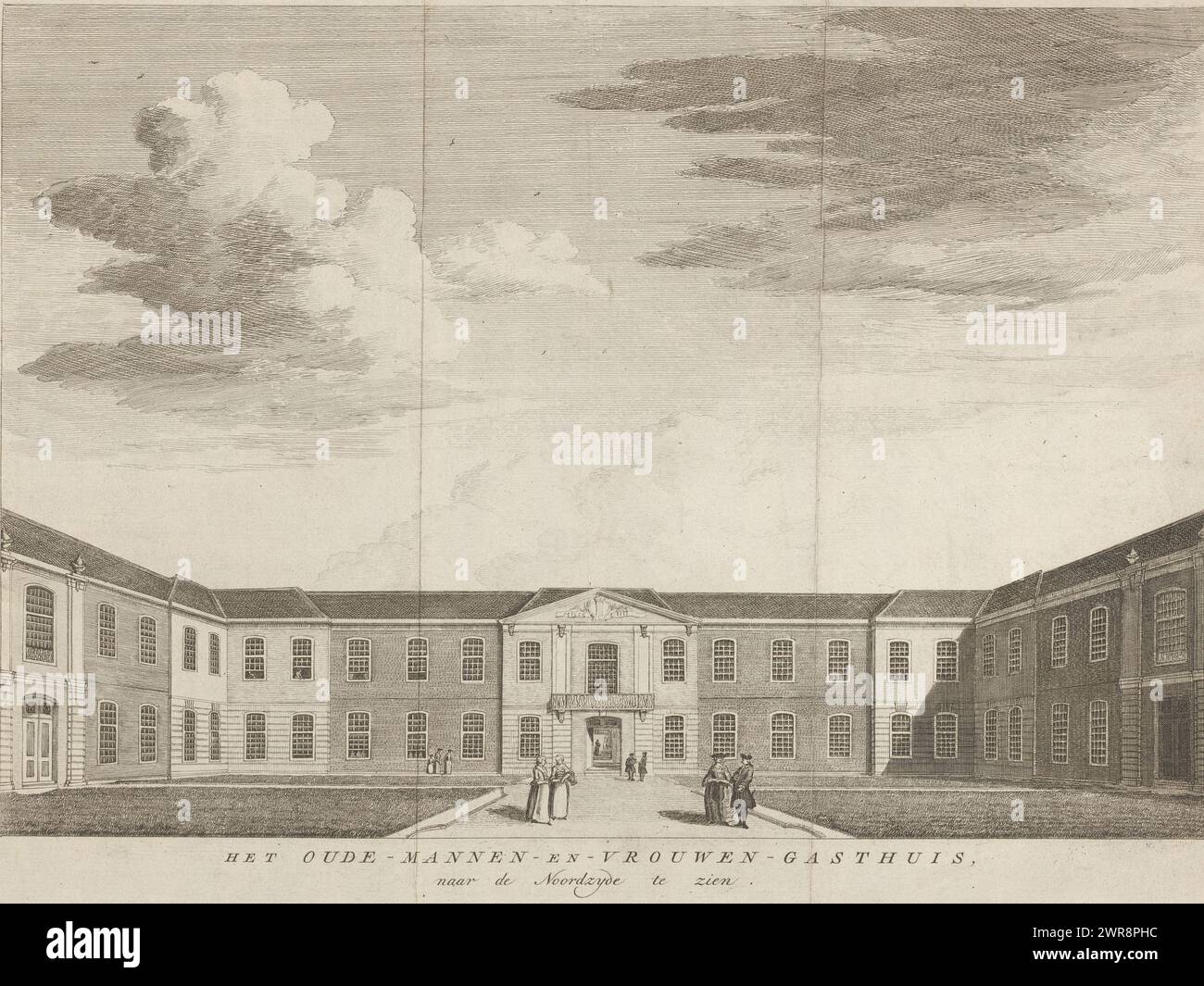 View of the Old Men's House, the Old Men's and Women's Hospital seen ...