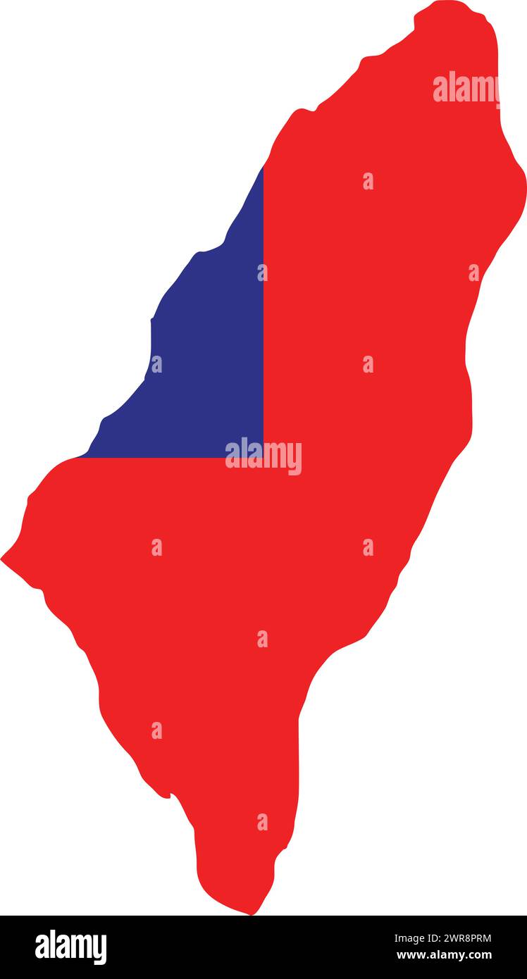 Taiwan Flag in Taiwan Map, Taiwan Map with Flag, Country Map, Taiwan ...