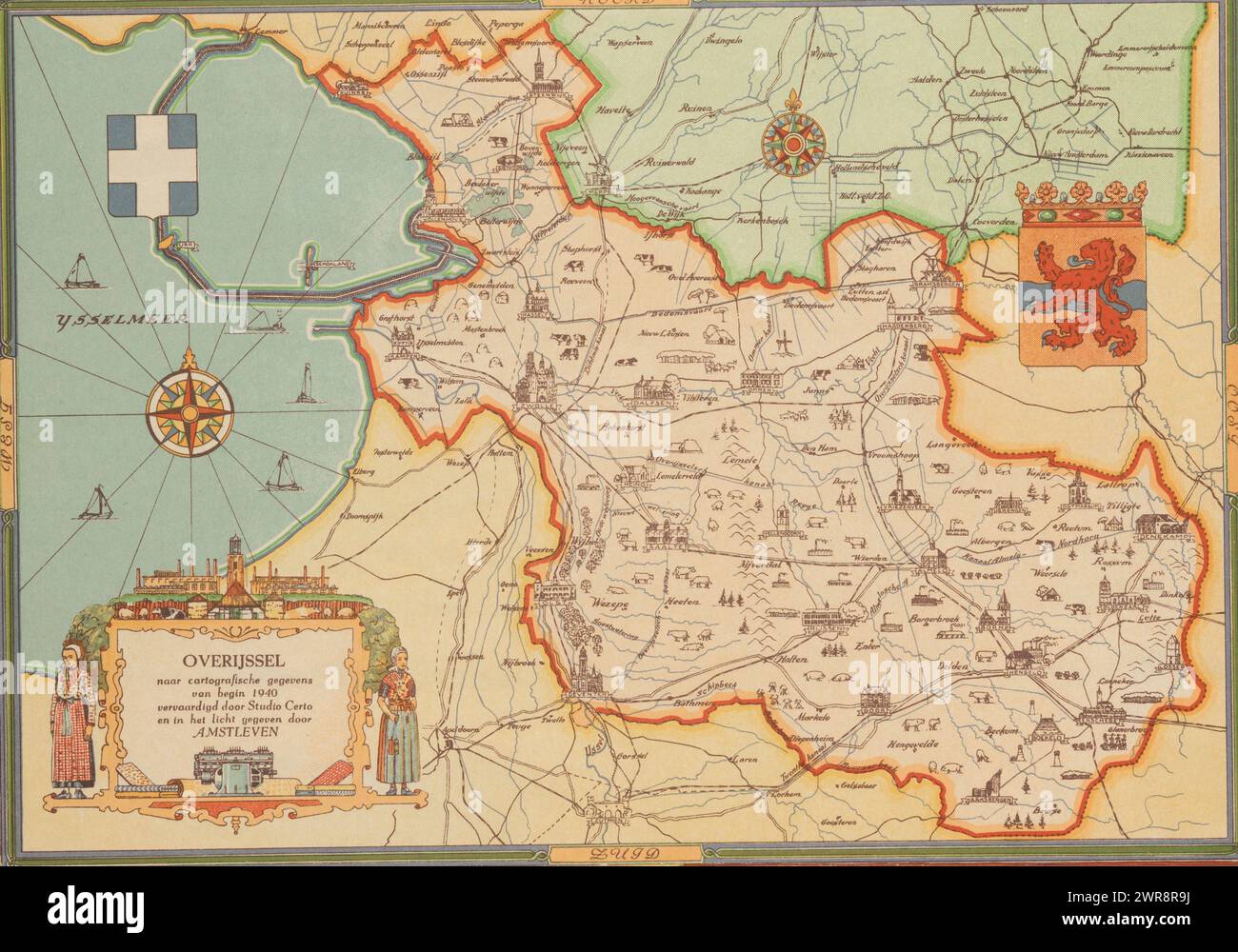 Map of overijssel hi-res stock photography and images - Alamy