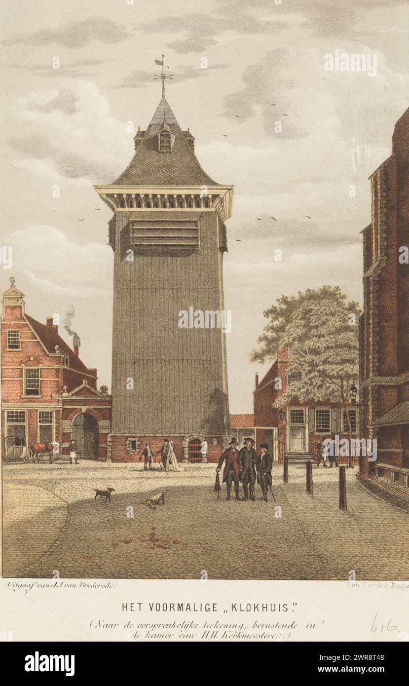 View of the Klokhuis in Haarlem, The former "Klokhuis" (title on object ...
