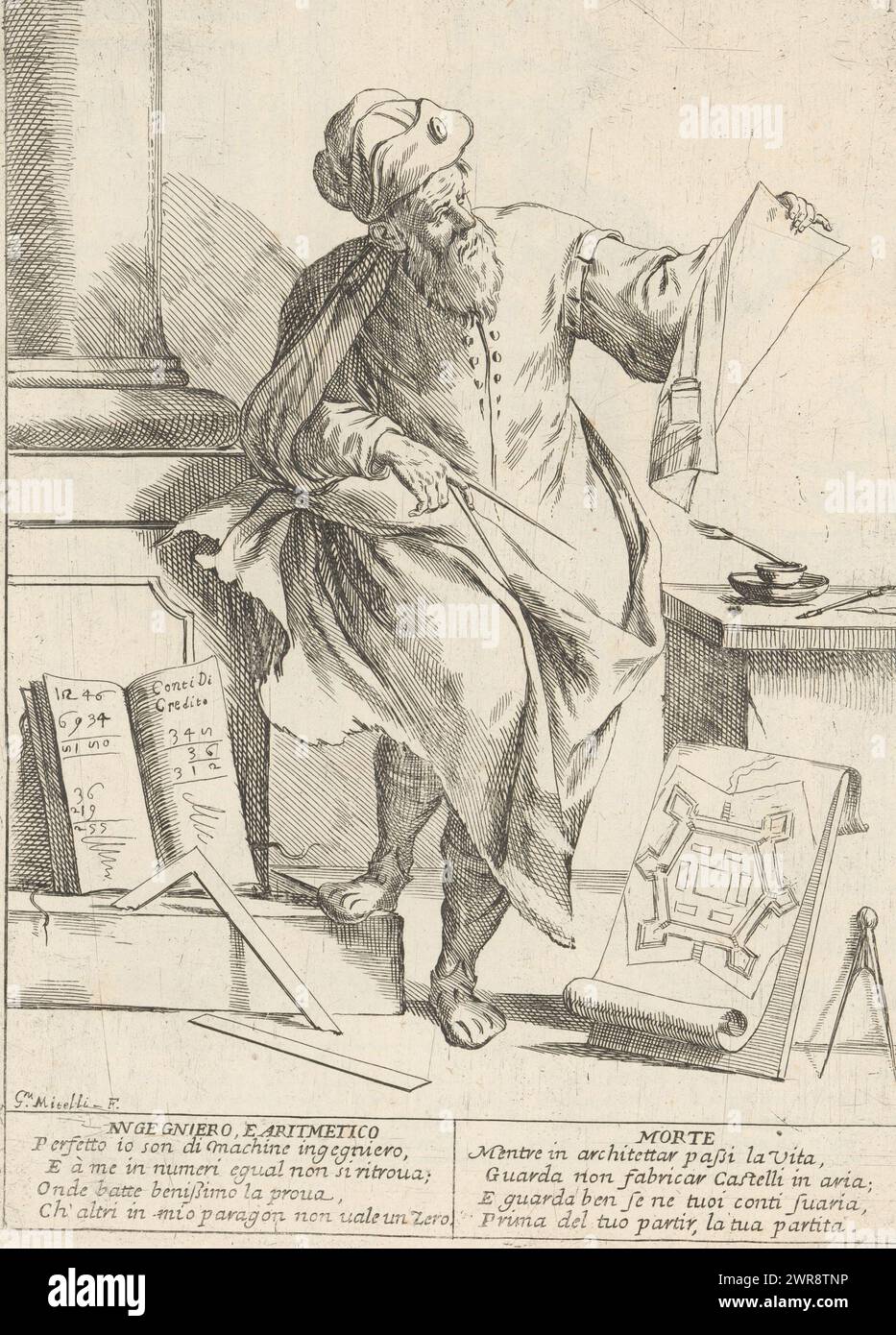 The engineer and mathematician, Le Ventiquattr'Hore dell'humana ...