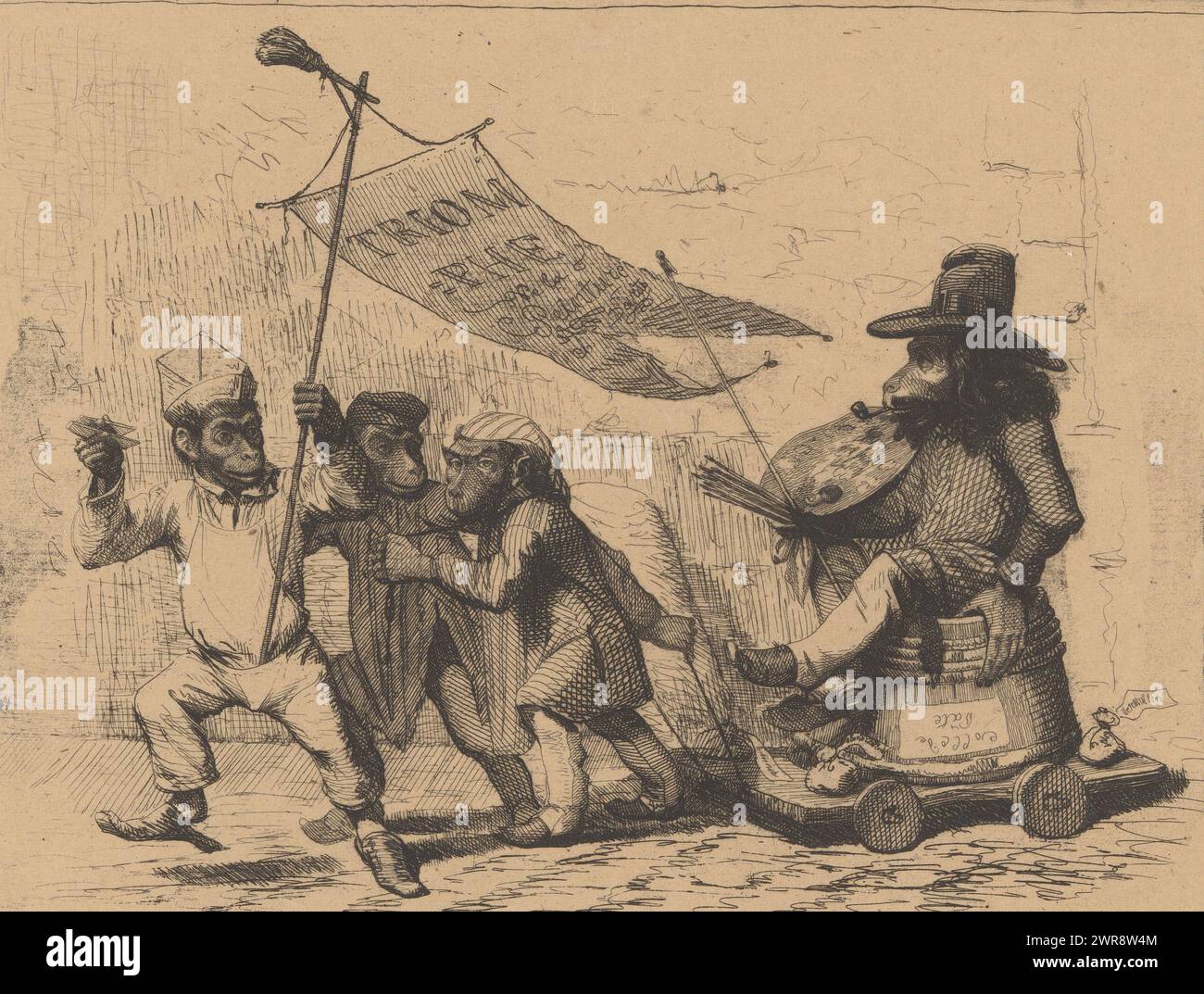 Monkeys pull hi-res stock photography and images - Alamy