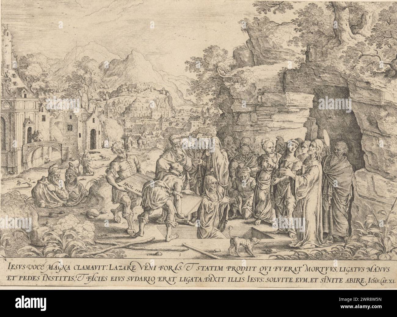 The Raising of Lazarus, Christ raises Lazarus to life who rises from ...