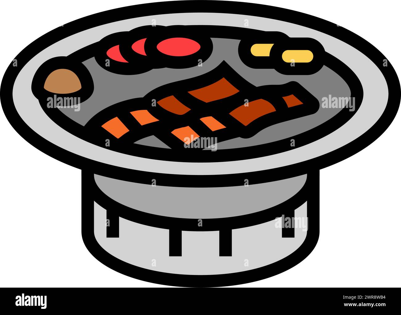 Korea bbq Cut Out Stock Images & Pictures - Alamy