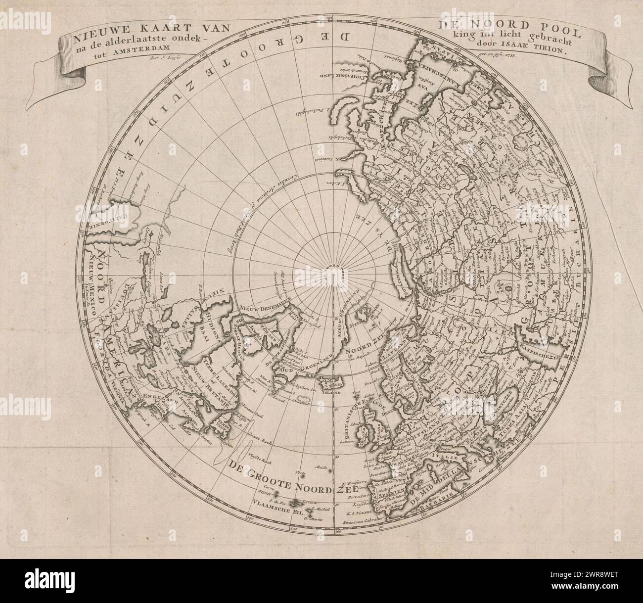 Map of the North Pole, New map of the North Pole (title on object ...