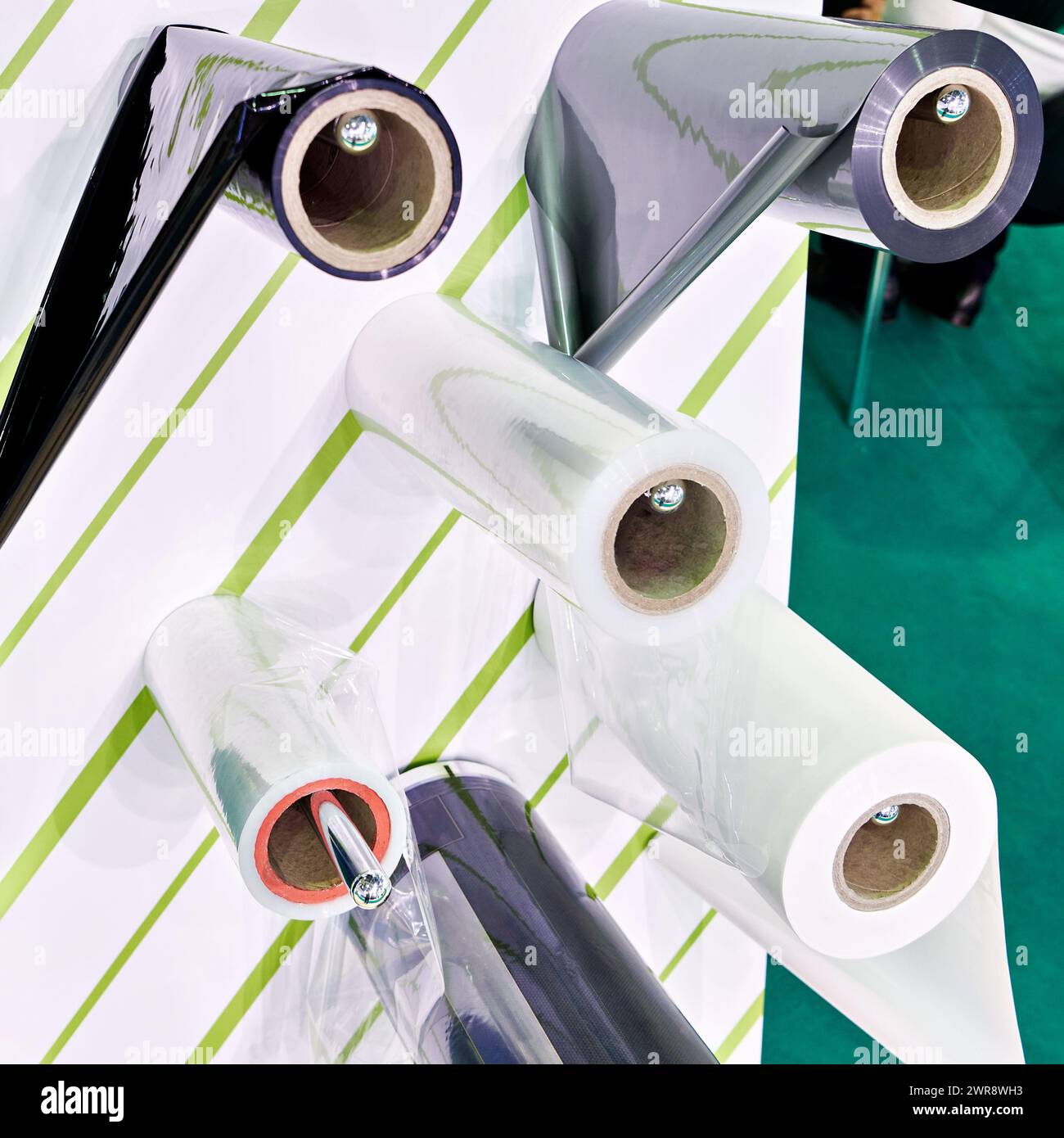 Food packaging film in store exhibition Stock Photo - Alamy