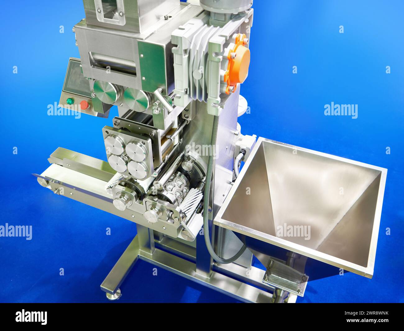 Equipment for the production of semi-finished food products on blue ...