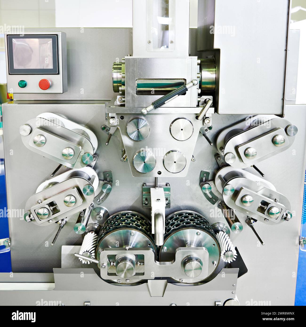 Equipment for the production of semi-finished food products Stock Photo ...