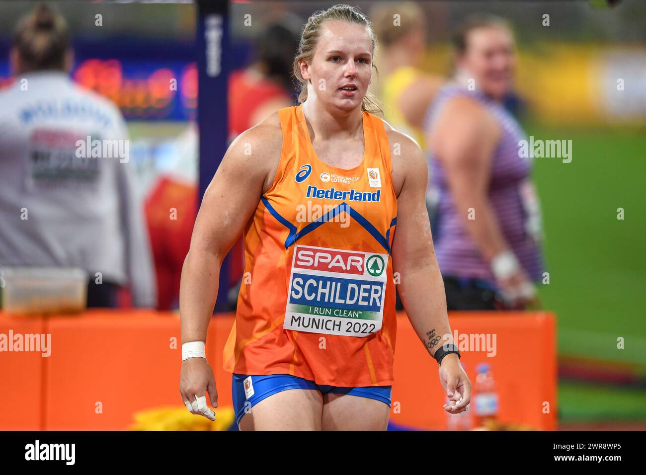 Jessica Schilder (Netherlands, Gold Medal). Shot Put. European ...