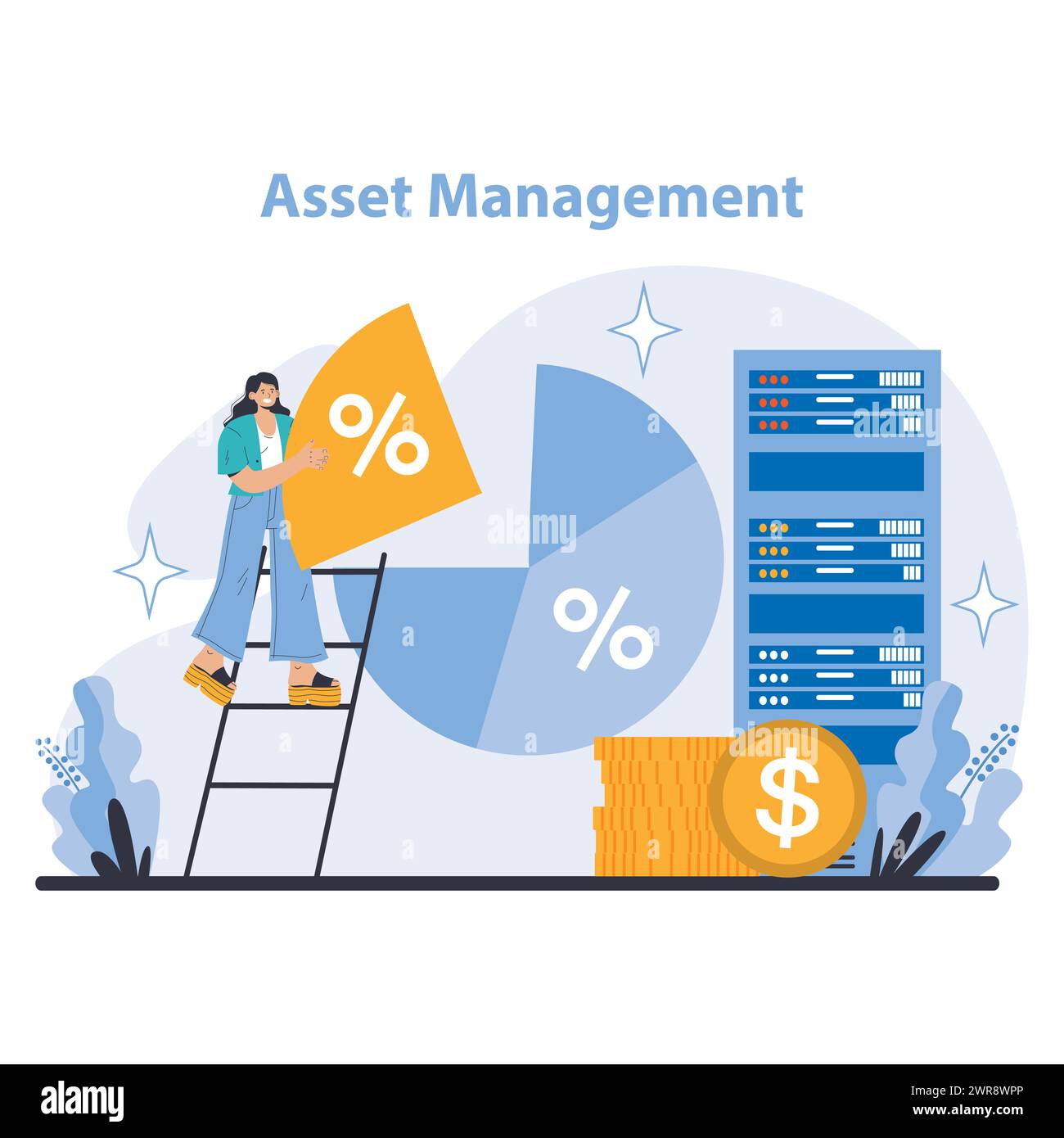 Asset Management concept. Portfolio diversification and investment ... Asset Management concept. Portfolio diversification and investment ...