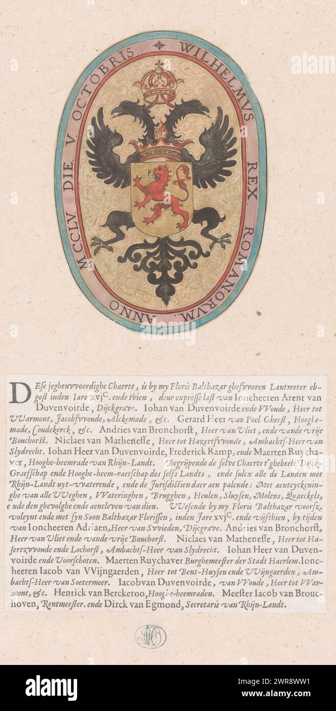 Floris balthasar van berckenrodes map hi-res stock photography and ...