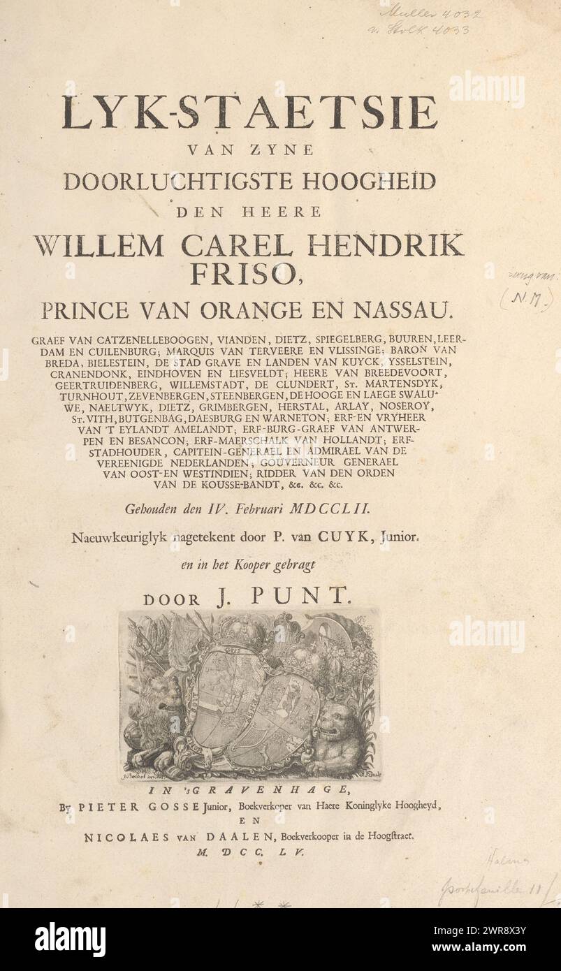 Stadtholder willem iv hi-res stock photography and images - Alamy