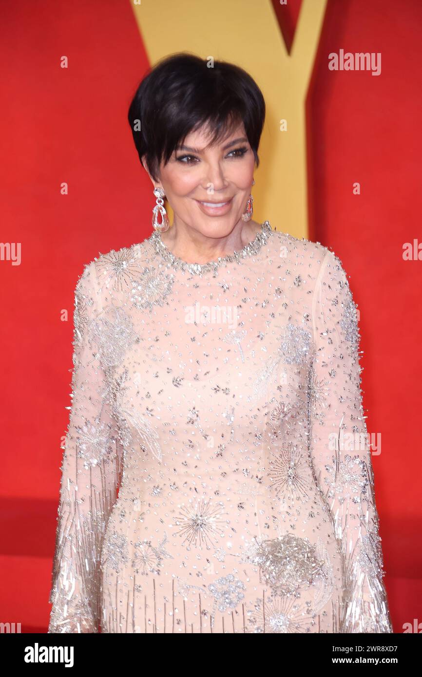 Beverly Hills, USA. 10th Mar, 2024. Kris Jenner attends the 2024 Vanity ...