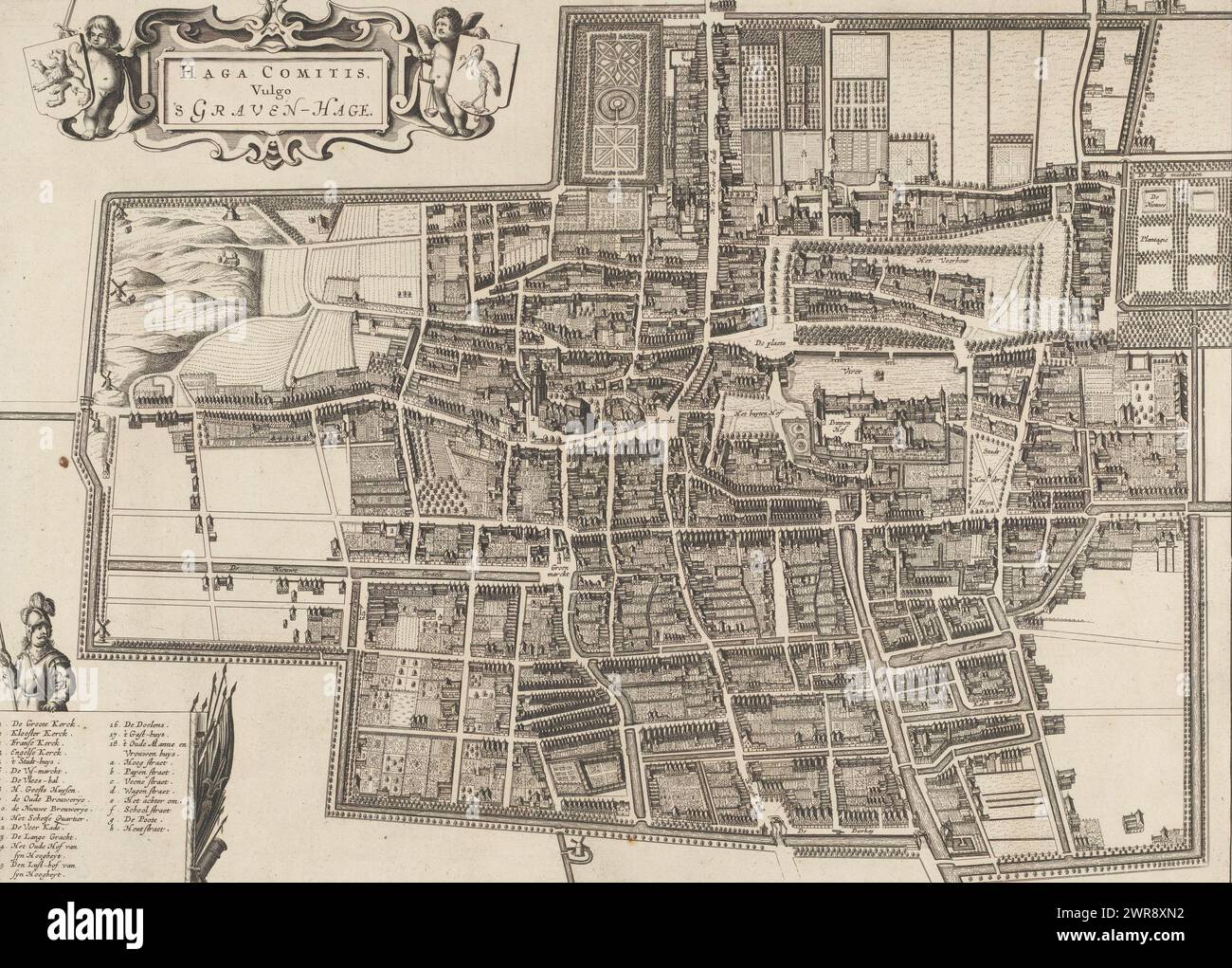 Map of amsterdam 1657 hi-res stock photography and images - Alamy