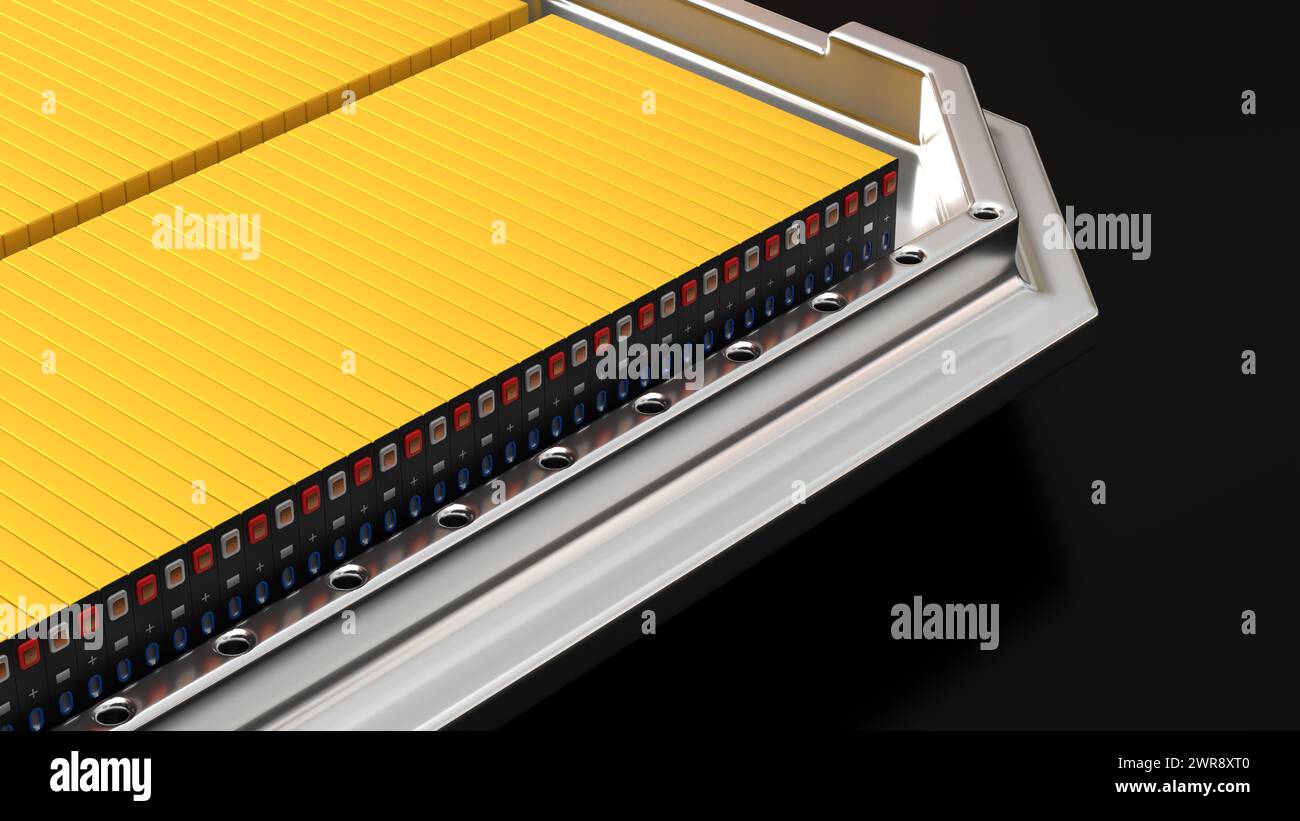 Prismatic High-capacity Battery pack for electric vehicles, LFP cell ...