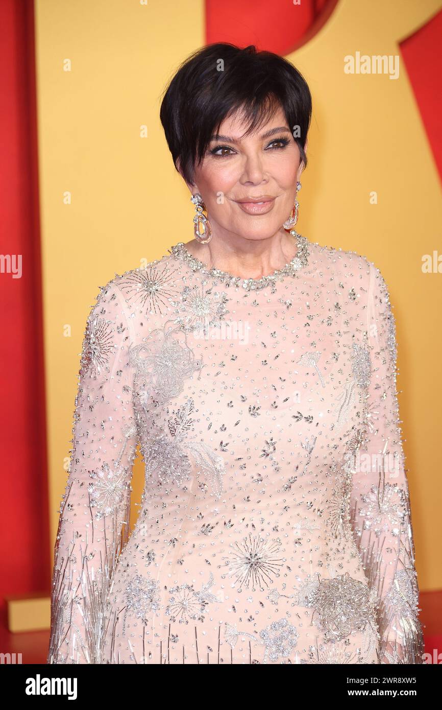 Beverly Hills, USA. 10th Mar, 2024. Kris Jenner attends the 2024 Vanity ...