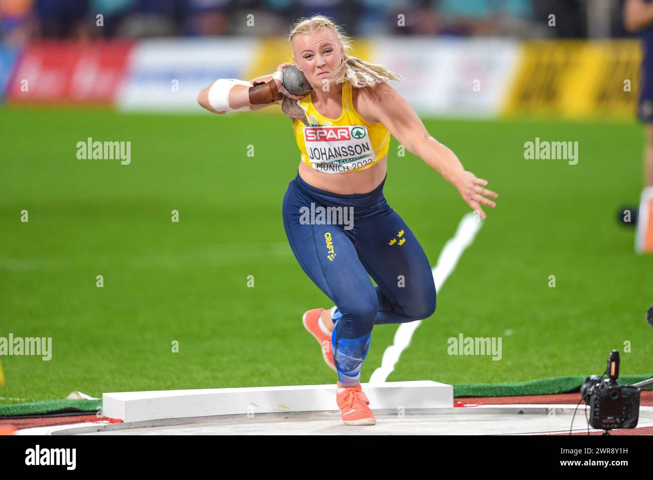 Axelina Johansson (Sweden) Shot Put Women. European Athletics ...