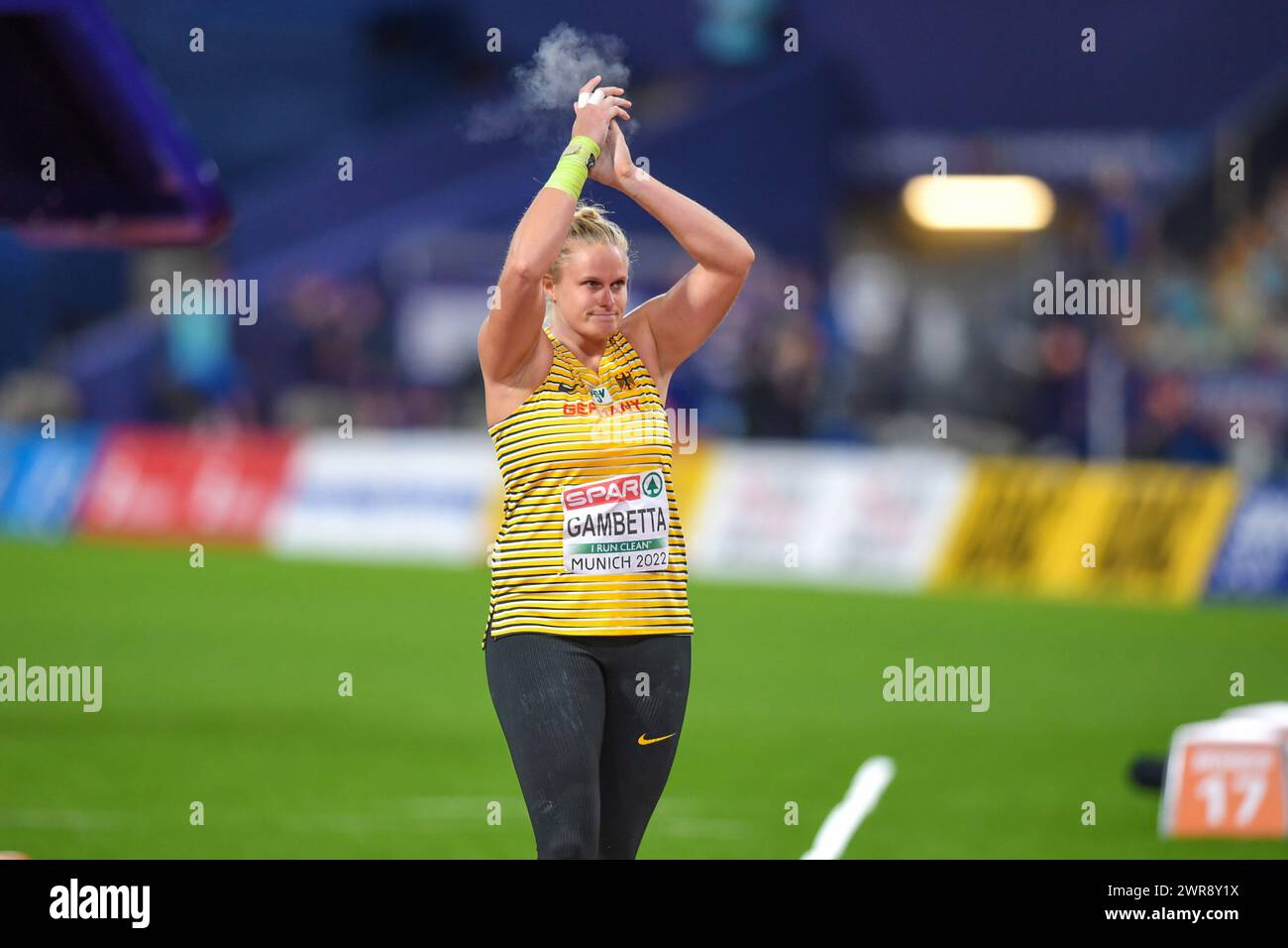 Sara Gambetta (Germany). Shot Put Women. European Athletics ...