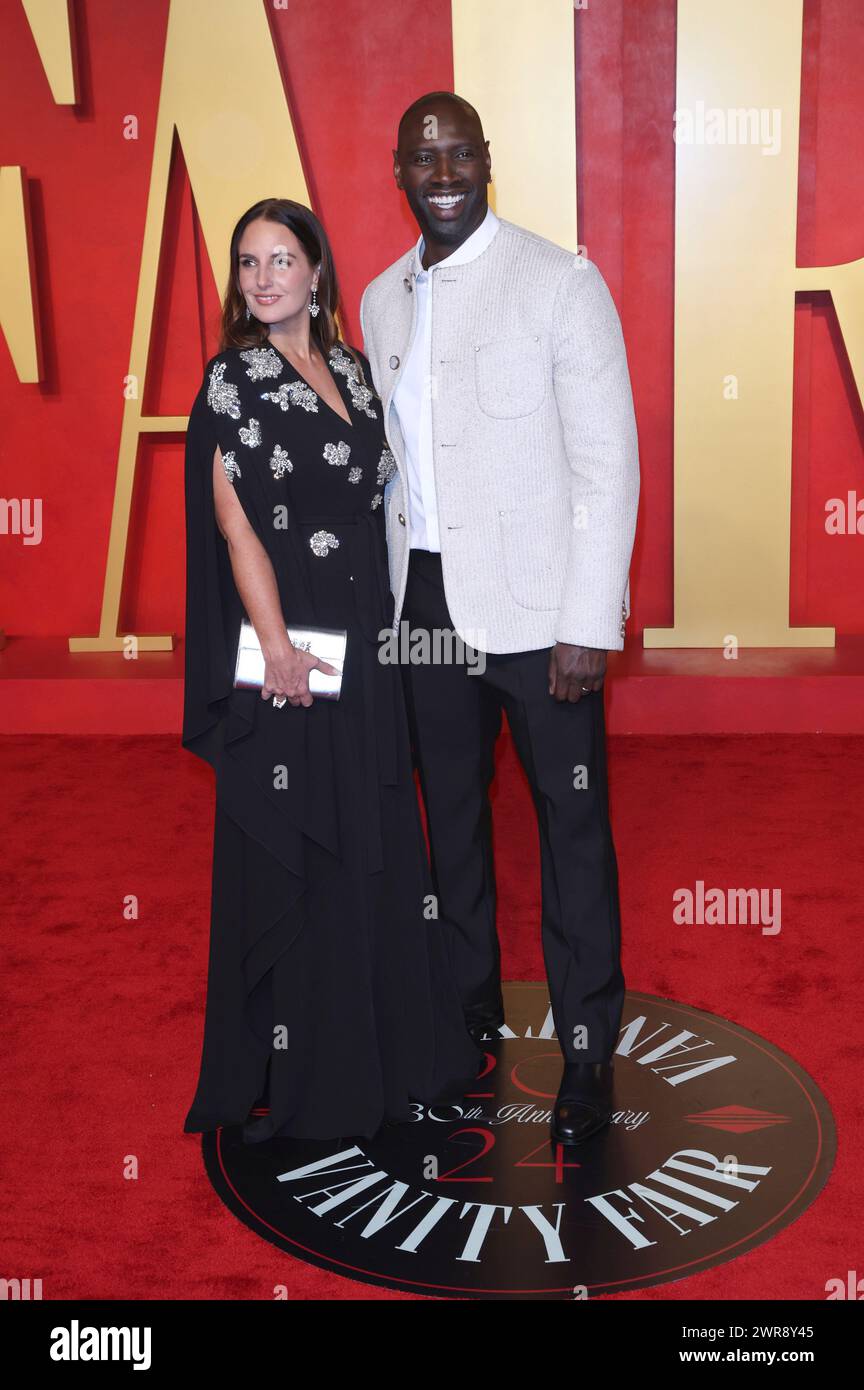 Omar Sy mit Ehefrau Helene Sy bei der Vanity Fair Oscar Party 2024 anlässlich der 96. Oscar ...