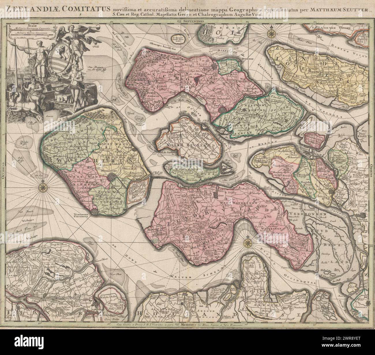 Accuratissima delineatione mappa geographica repraesentatus hi-res ...