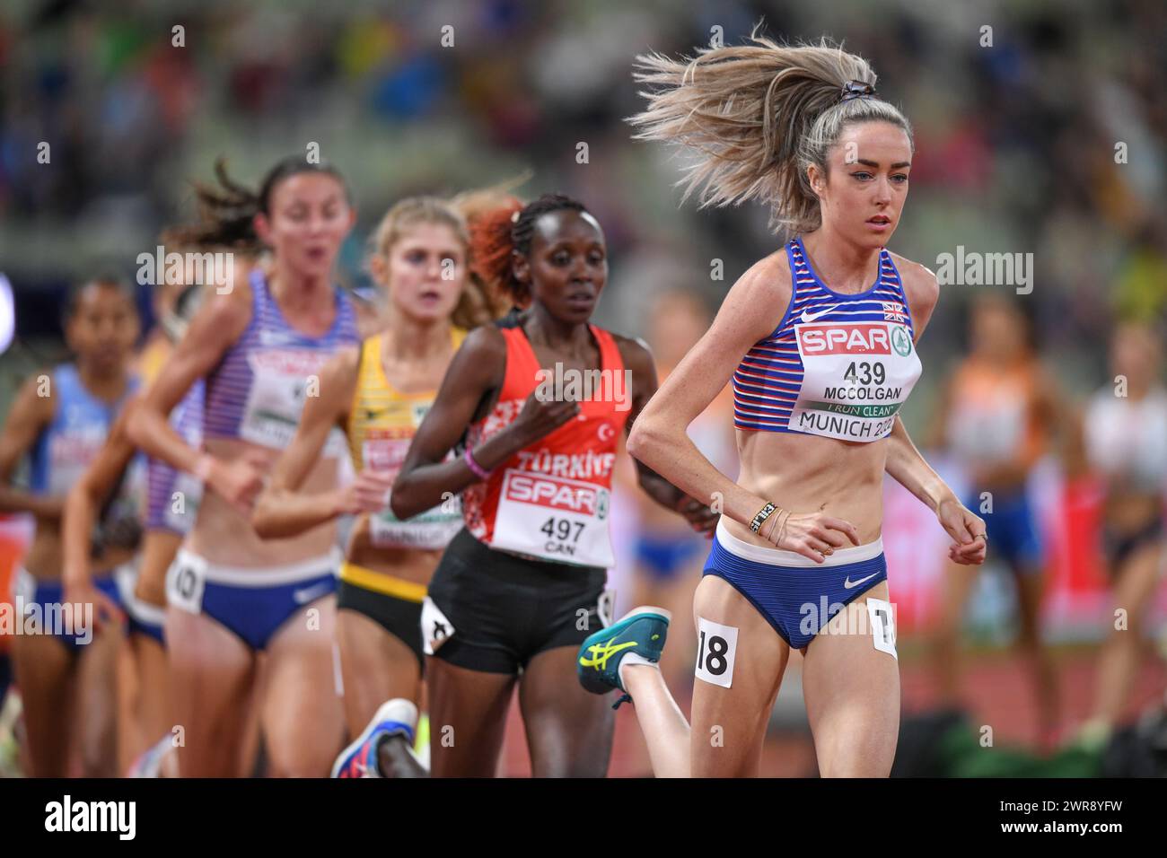 Eilish McColgan (Great Britain, Silver Medal). Women's 10,000 metres ...