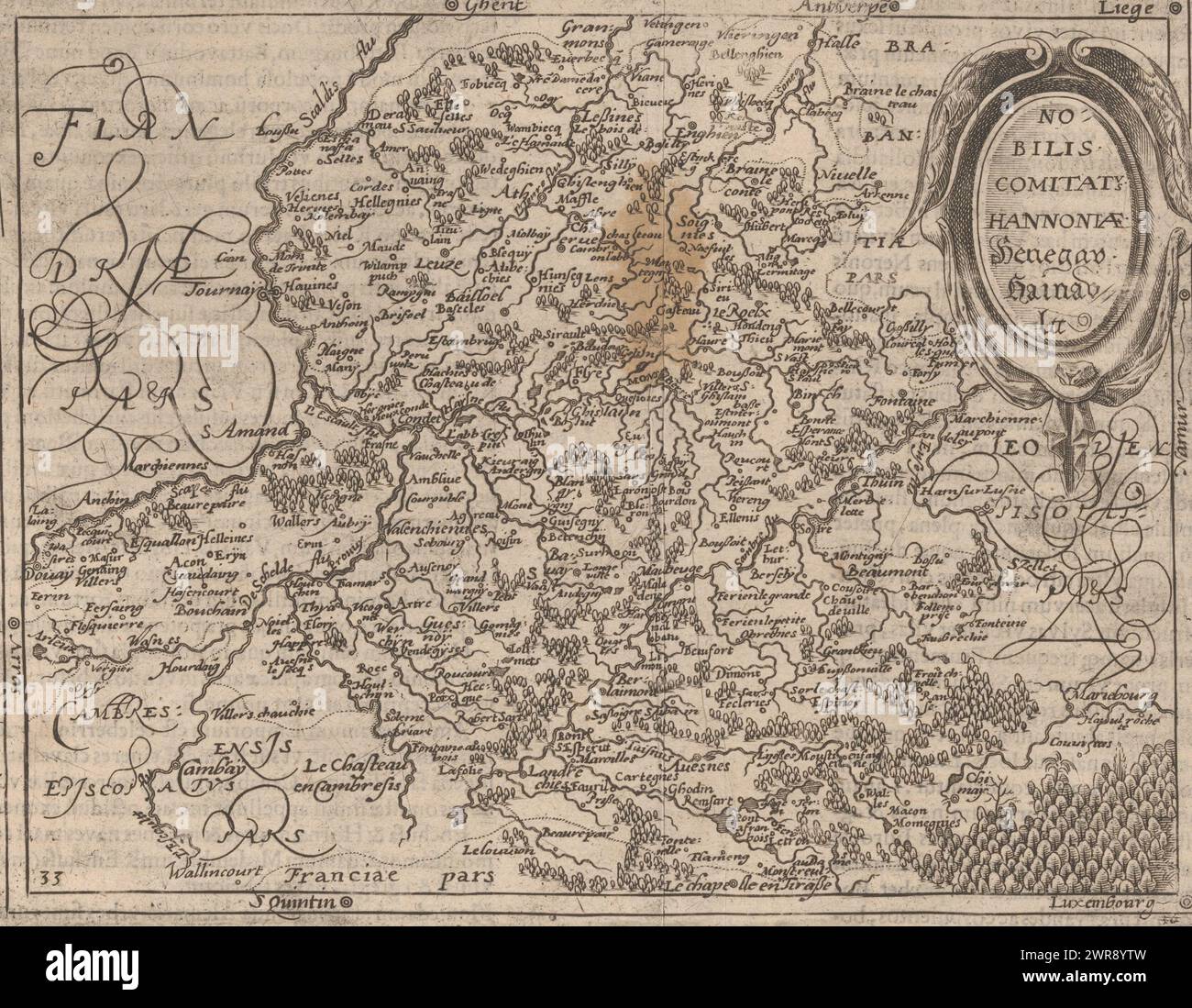 Map of hainaut hi-res stock photography and images - Alamy