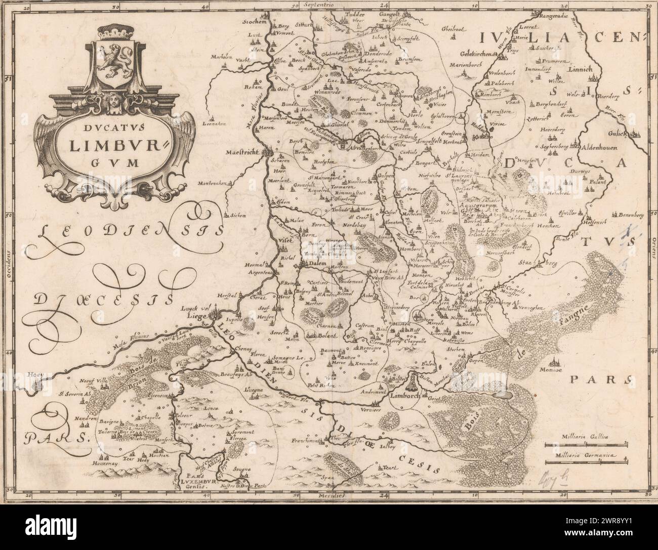 Map of limburg hi-res stock photography and images - Alamy