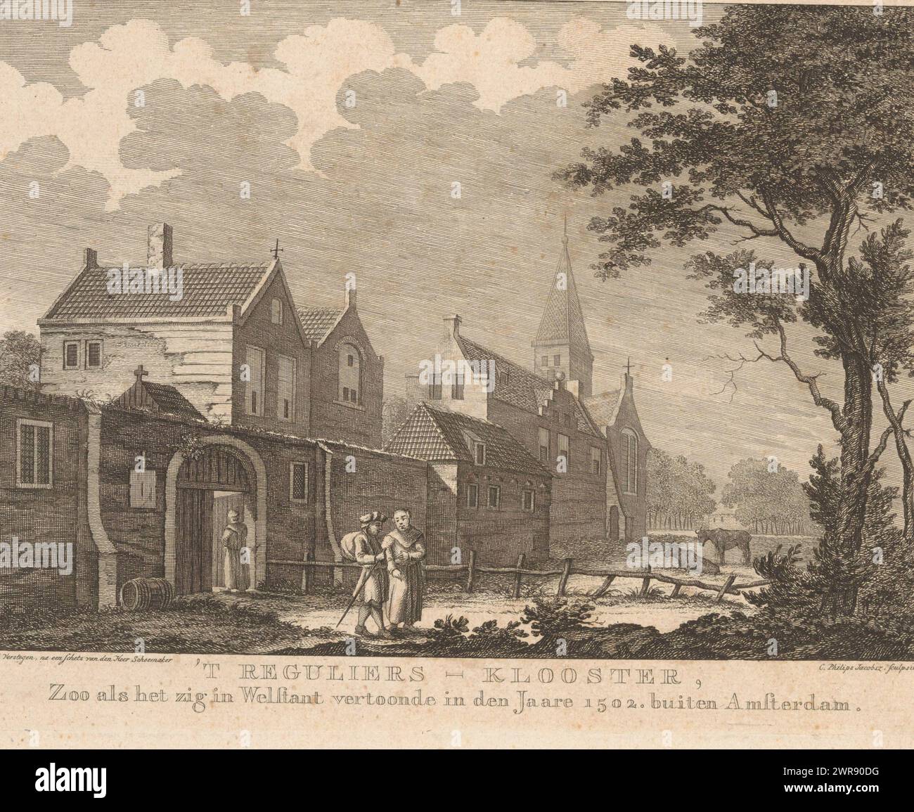 The Reguliersklooster outside Amsterdam, 1502, 't Reguliers-Klooster ...