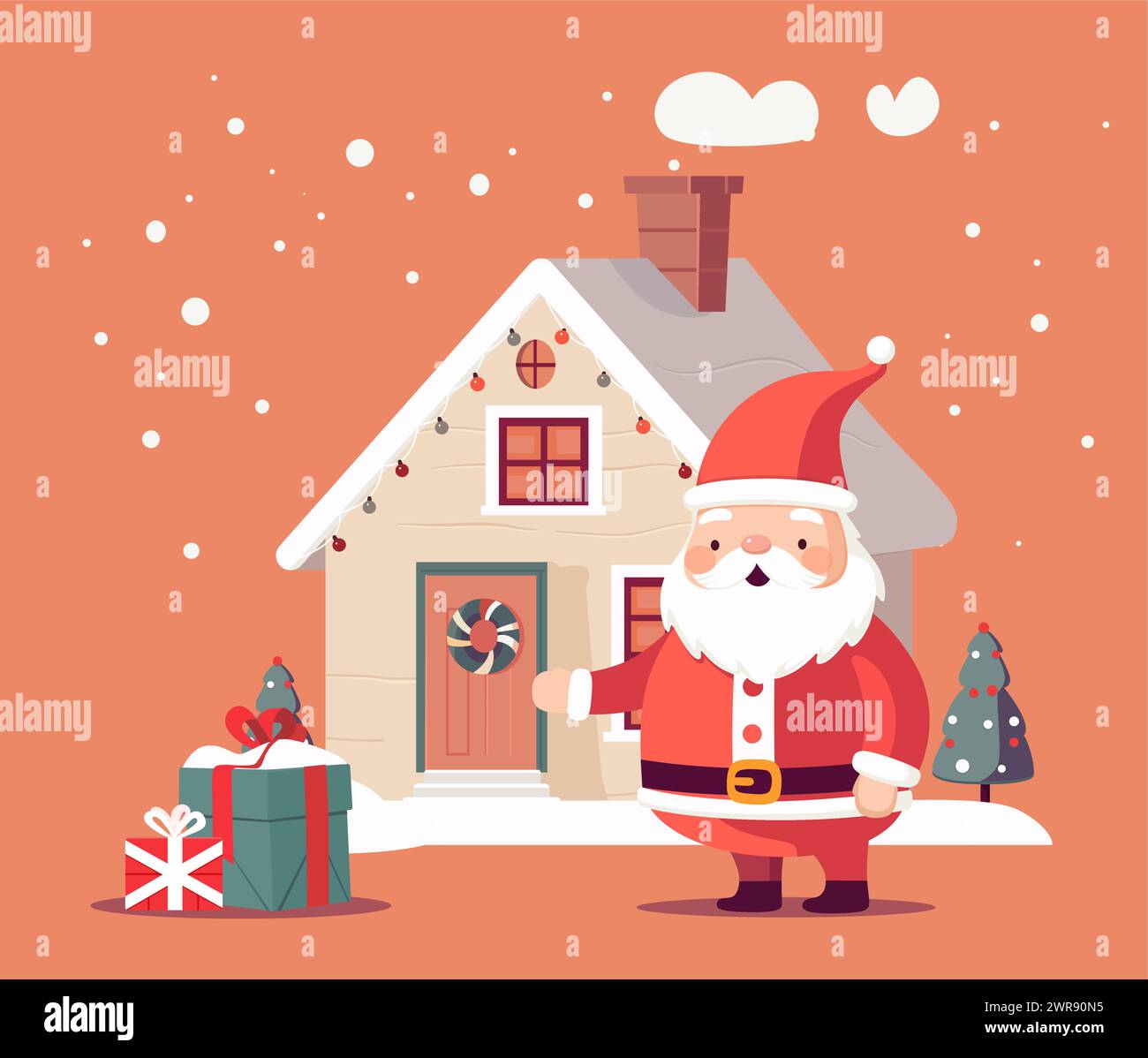 Santa's workshop exterior Stock Vector Images - Alamy Santa's workshop exterior Stock Vector Images - Alamy