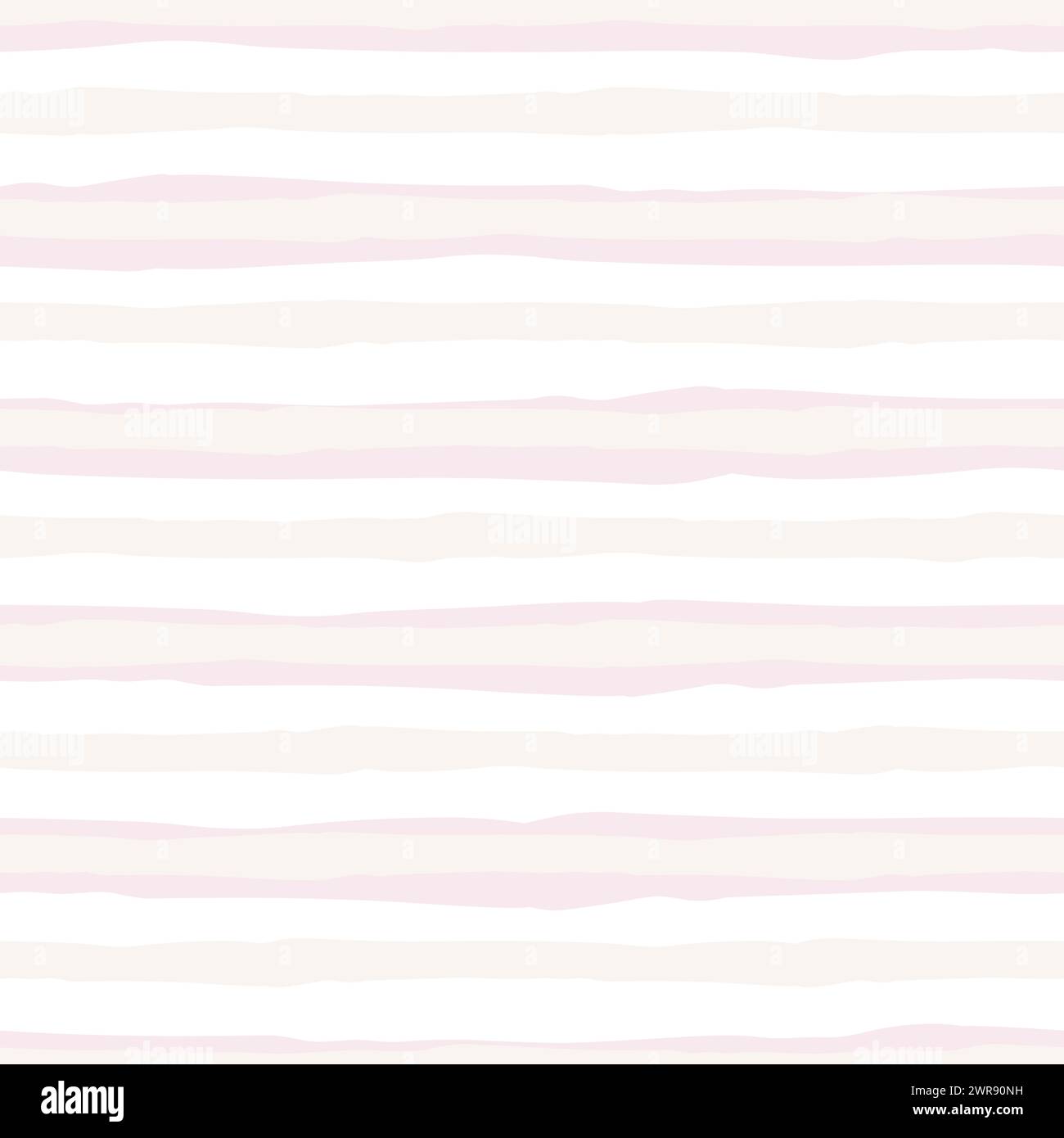 Light pink and peach pastel color striped seamless pattern Hand drawn ...