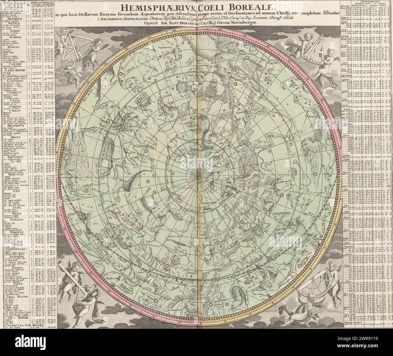 Constellations map hi-res stock photography and images - Alamy