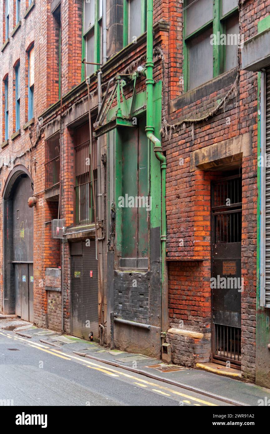 Industrial buildings, Back Piccadilly, Manchester Stock Photo - Alamy