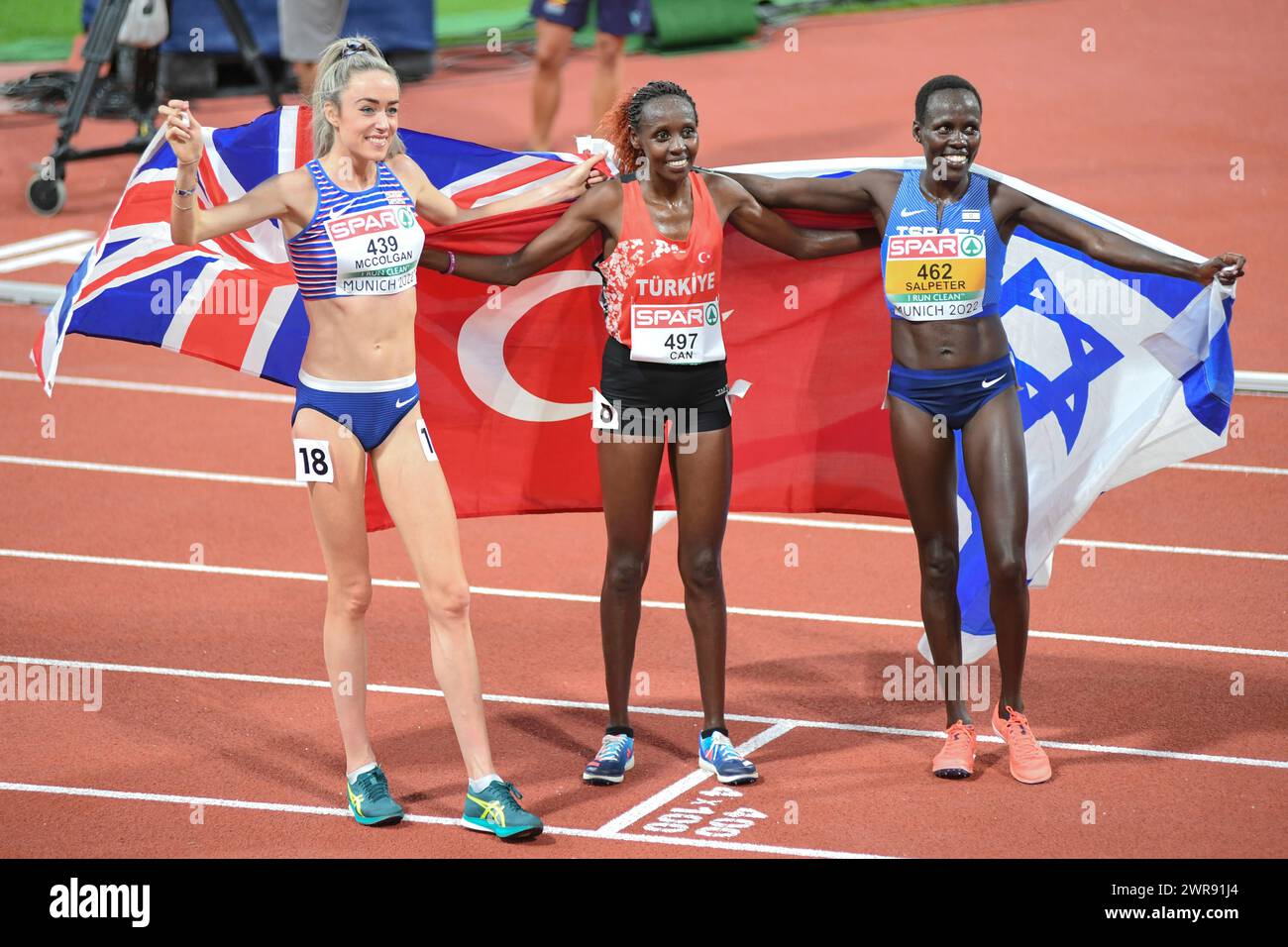 Eilish McColgan (GBR), Yasemin Can (TUR), Lonah Chemtai Salpeter (ISR ...
