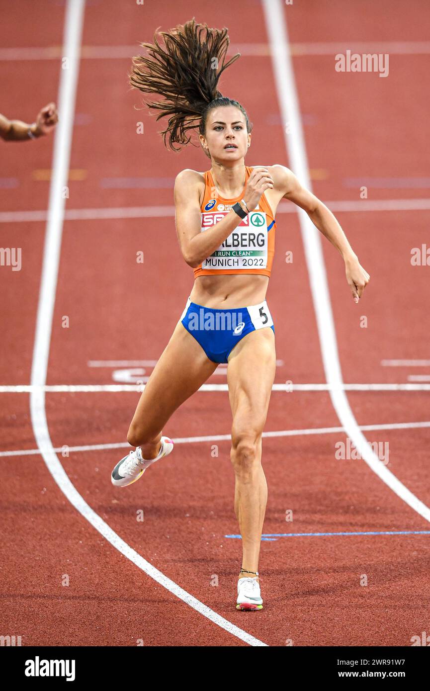 Eveline Saalberg (Netherlands). 400m heats. European Championships ...