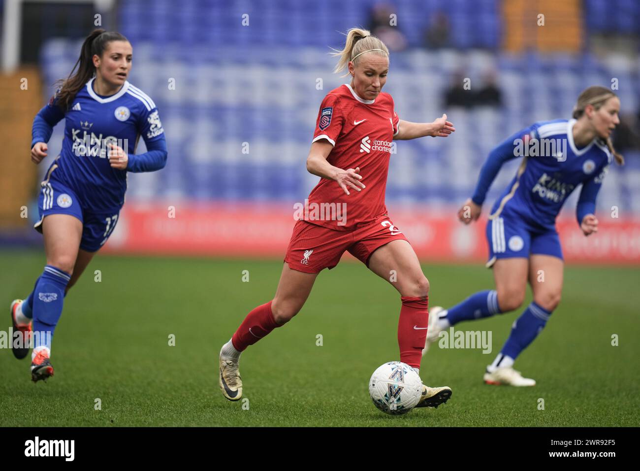 Liverpool FC v Leicester FC Womens FA Cup PRENTON PARK, TRANMERE ...