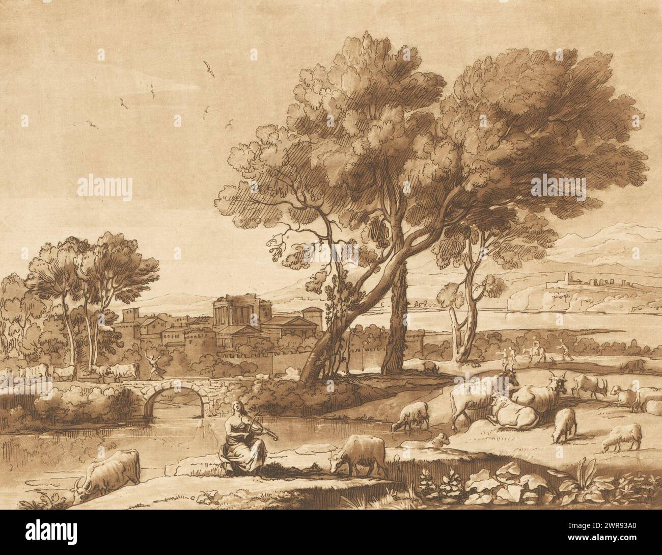 Landscape with Mercury stealing Admetus' cattle from Apollo, Prints ...